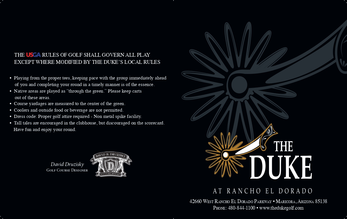 Course Details - The Duke At Rancho El Dorado Golf Course